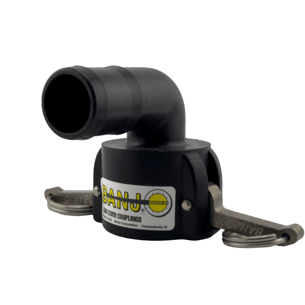 Banjo Cam Lock Female 90° Hose Barb – Hooker Pumps